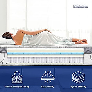 Olee Sleep 12 in Pegasus Euro Box Top Spring Mattress King 12SM01K