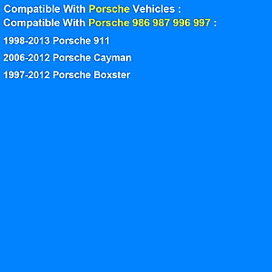Gas Cap, Fuel Cap with Strap Clip Replace 99620124103, 996 201 241 03 Compatible with Porsche 986 987 996 997 - Compatible with Boxster 1997-2012, 1998-2013 Porsche 911, 2006-2012 Porsche Cayman