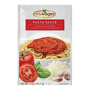 Mrs. Wages Pasta Sauce Canning Mix 5 Ounce (Pack of 6)
