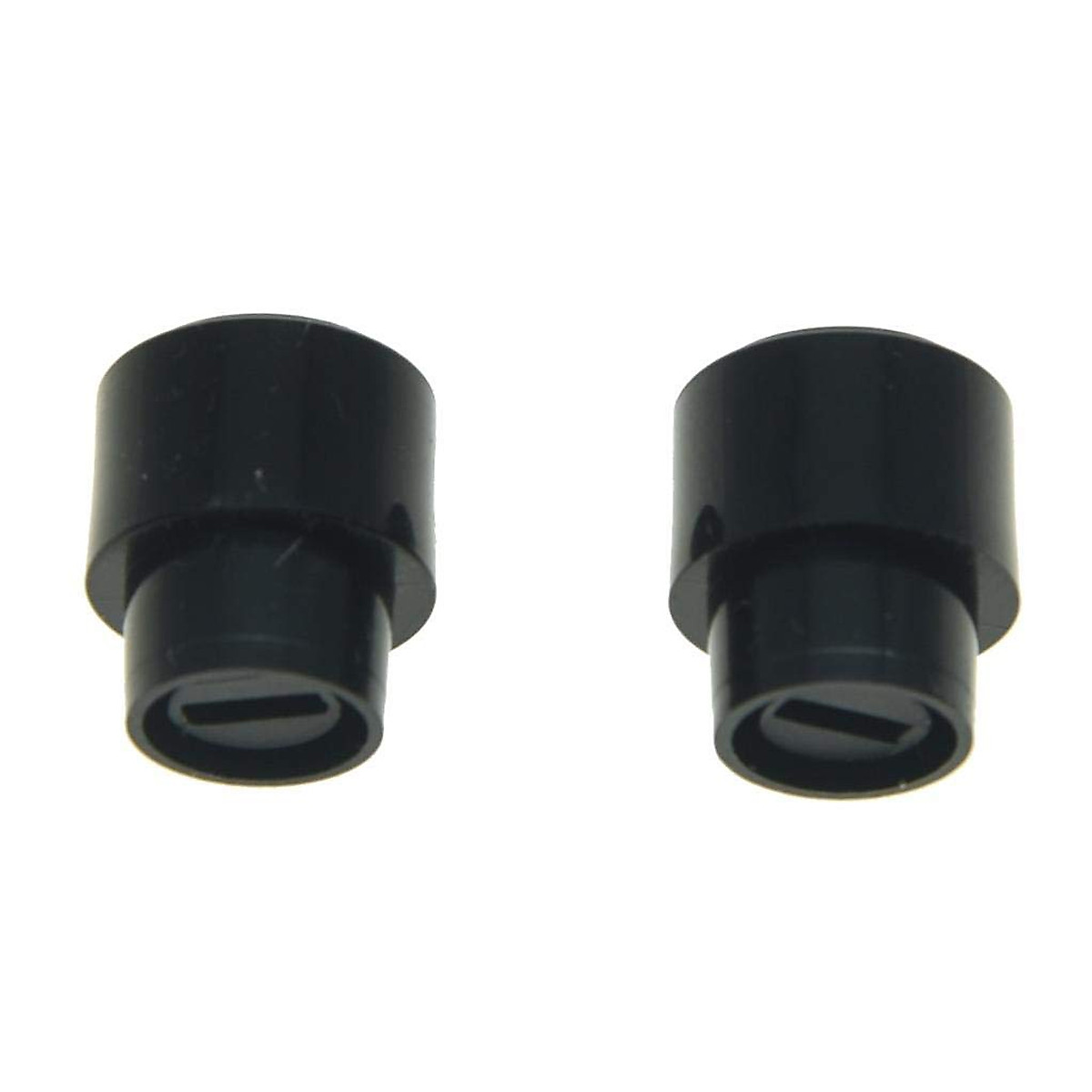 KAISH Pack of 2 Black Barrel Switch Tip 3 Way or 4 Way Pickup Selector Switch Knobs for USA Tele/Telecaster