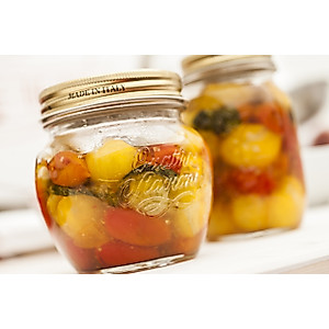 Bormioli Rocco Quattro Stagioni Anphora 17 Ounce Canning Jar, Set of 12