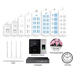 YOFAN 10 Pairs Clear Double-Sided Adhesive Wall Hooks - Mounted Door Hanger Kit - No Drill Sticker Hangers with Suction Cup for Bathroom, Kitchen