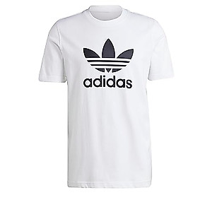 adidas Originals baby boys Trefoil Tee Shirt, White/Black, 18 Months US