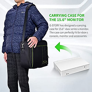 G-STORY 15.6" Portable Monitor 144Hz for Xbox Series S 2K Portable Gaming Monitor IPS Screen for Xbox Series S（not Included） with Two HDMI, HDR, Freesync Game Mode Travel Monitor