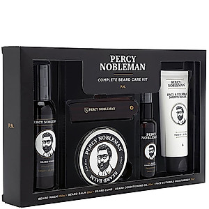 Complete Beard Care Kit by Percy Nobleman. A Beard Grooming Kit Giftset