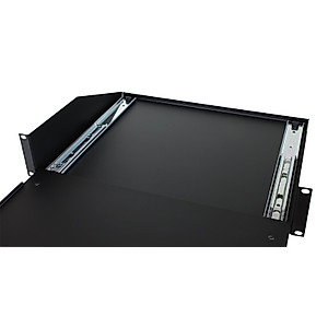 Penn Elcom R1194/2UK-SL 2 Space (2U) Sliding Rack Shelf/Keyboard Tray, 15 Inch Depth