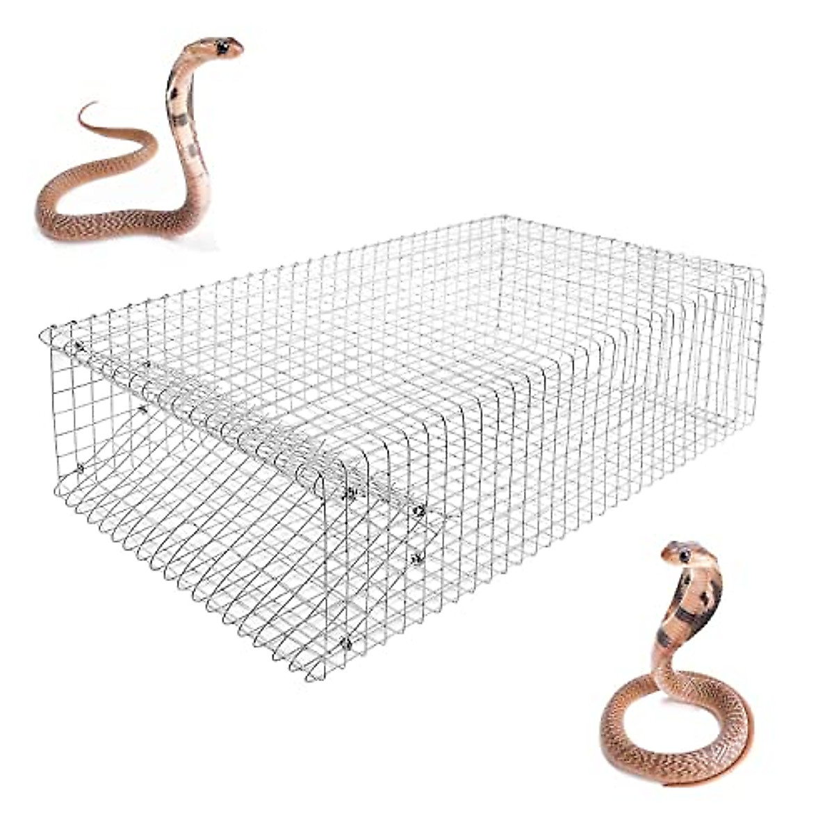 The Amazing Humane Snake Trap (Small) - Catches and Release All Kinds of Snakes - Reusable!