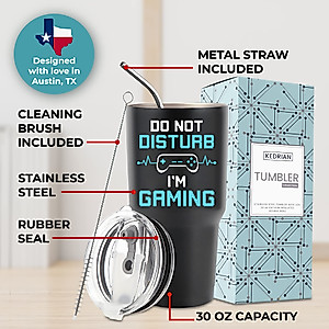 Gaming Tumbler 30oz, Funny Gaming Mugs, Gamer Gifts For Gamers, Gift For Gamers Men, Gamer Boy Gifts, Gamer Gifts For Teen Boys, Gamer Gifts For Him, Gamer Dad Gifts Gaming Gifts For Boyfriend