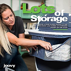 Joovy Room-Playard, Nursery Center, Bassinet, Changing-Table, Turquoise