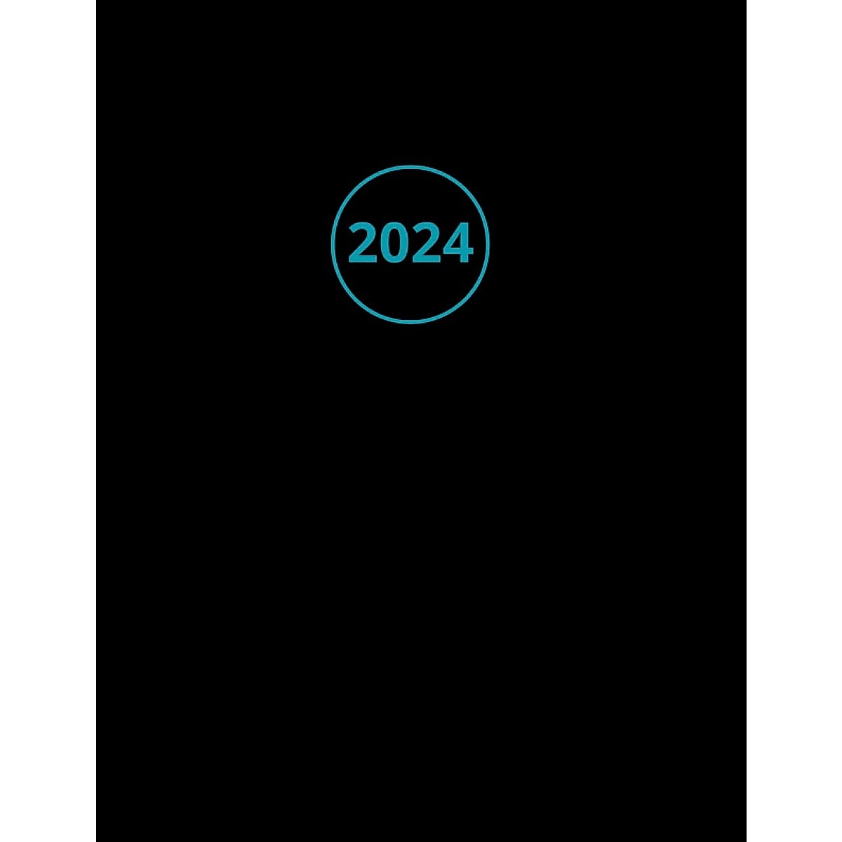 daily diary 2024 One Page Per Day: 365 days Fully lined with dated, daily planner from January 2024 - December 2024 with months tab
