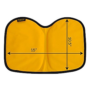 Skwoosh Kayak Gel Pad for Kayaks, Canoes and Dragon Boats | Accessories | Add to existing seat for Added Comfort | Patented Made in USA