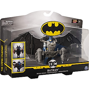 BATMAN, 4-Inch BATMAN Mega Gear Deluxe Action Figure with Transforming Armor