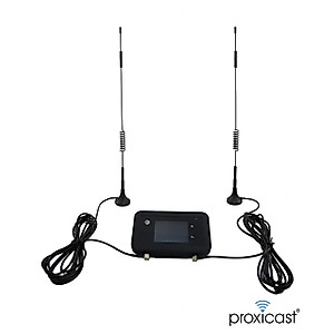 Proxicast 6.5~8 dBi Gain External Magnetic Loaded Coil 4G Antenna AT&T Nighthawk M5 / MR5100, M1 / MR1100, Velocity 2, Verizon Jetpack 8800L & Others MiFi Hotspots w/ TS9 Connectors (ANT-124-TS9-2PK)