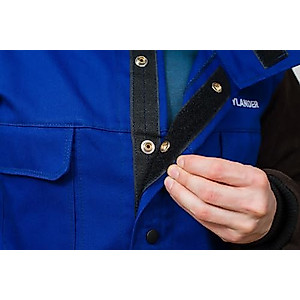 Waylander DVALIN Hybrid FR Leather Welding Jacket Flame Retardant Cotton Leather