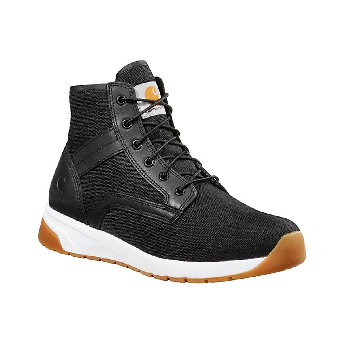 Carhartt Men's Force 5" Lightweight Sneaker Boot Nano Comp Toe Ankle, Black Textile, 10.5