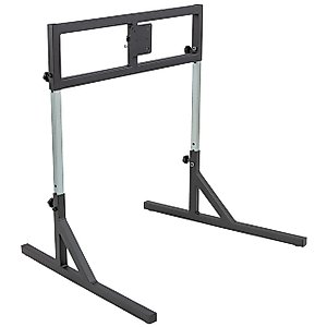 SimFab Monitor Mount Floor Stand for Racing and Flight Simulators | for Monitors up to 100x100mm VESA, 24, 27, 32, 34, 37, 49 Ultra Wide