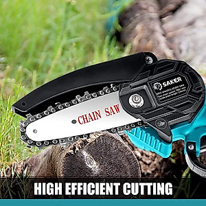 Saker Mini Chainsaw-Only One Battery-Suitable for Saker Mini Chainsaw-Easily Help You Do Your Job Better