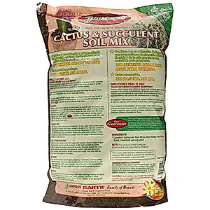 Hoffman 10410 Organic Cactus and Succulent Soil Mix, 10 Quarts