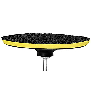 HIFROM 7-Inch/180mm Hook & Loop Backing Pad Orbital Sander Polisher Sanding Pad M14 Drill Adapter