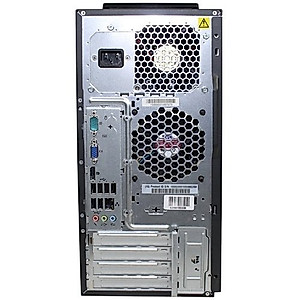 Lenovo ThinkCentre M82 Tower Flagship Business Desktop Computer (Intel Quad-Core i5 3.2GHz, 8GB RAM, 2TB HDD + 120GB SSD, DVD, VGA, DisplayPort, WiFi, Windows 10 Professional) (Renewed)