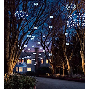 Small White Solar Star Lantern