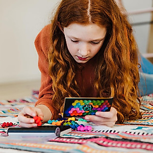 SmartGames IQ Six Pro Travel Game for Kids and Adults, a Skill-Building Brain Game - Brain Teaser for Ages 8 & Up, 120 Challenges in Travel-Friendly Case