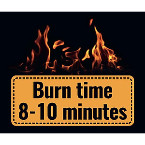 Fire Starter Cubes - 96 Pack | Long Burning Fire Starters for Campfires | Charcoal Starter Made from Wood Fibre and Wax | Up to 10 Minutes Burn Time