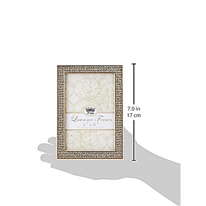 Lawrence Frames Lawrence Royal Designs 4x6 Turner Gold and Glitter Metal Picture Frame