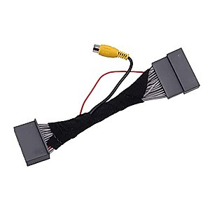 beler Rear View Camera Adapter Wire Harness Cable Video Connector Fit for Honda CRV Civic
