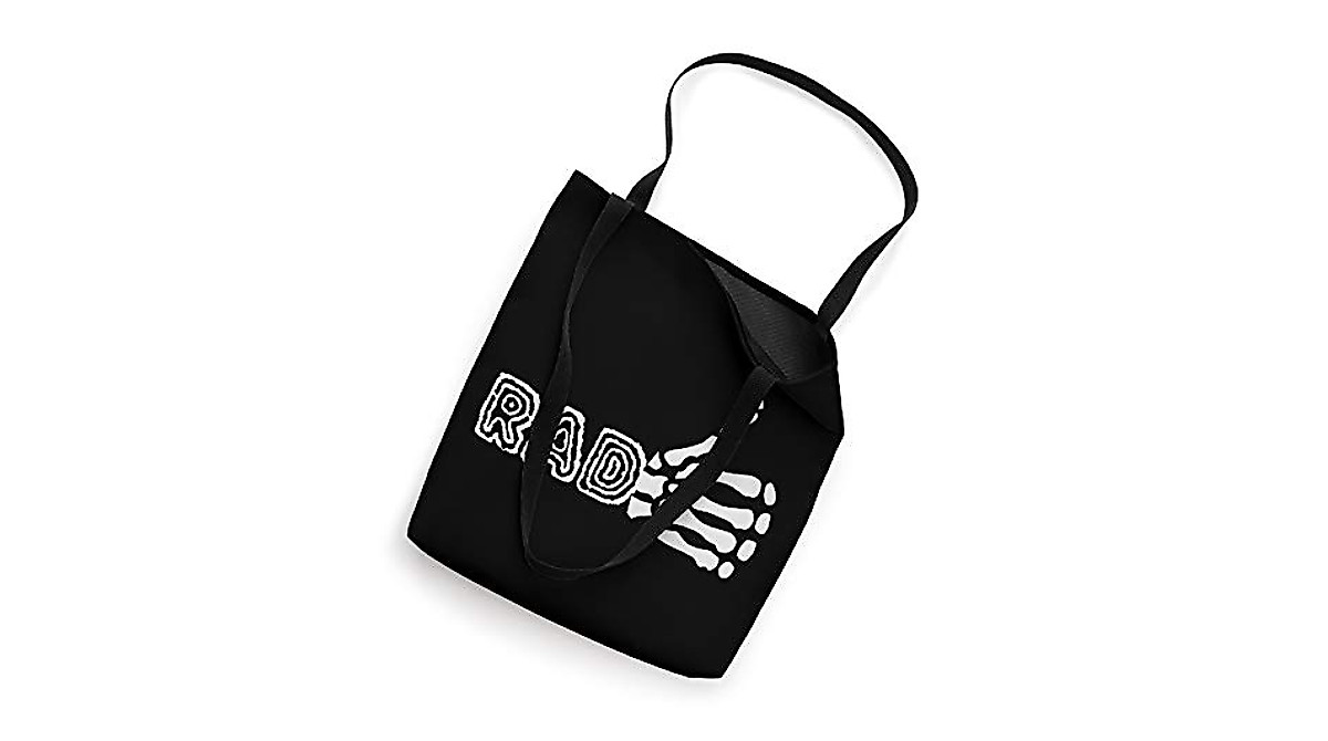 Rad Skeleton Thumbs Funny X-Ray Radiology Tote Bag - Rad Tech Gift