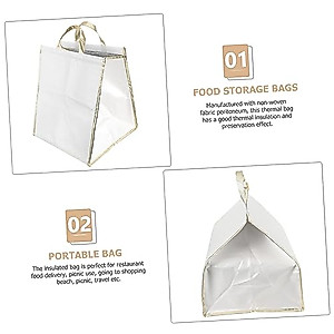 INOOMP Tote Bags insulated delivery bag heighten insulated bag ice bag nonwoven peritonealwaterproof Packing Insulated Bag