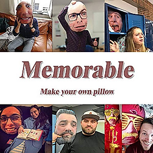 Customized Pillow, Personalized Picture Dog Cat Pet Shaped Pillow 3D Duplex Printing Gift for Lover, 16"