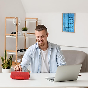 Louie Armstrong - What A Wonderful World Song Lyric Wall Art Print, This Rustic Music Wall Art Print is Ideal For Home Decor, Music Studio, And Cave Room Decor Aesthetic, Unframed - 8x10"