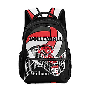 WOWPersonalTailor Personalized Volleyball Star Fashion Lightweight Waterproof Computer Bag with Name Unisex Gifts, 12.2''(L) x 5.9''(W) x 16.5''(H)