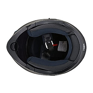 OUMURS DOT Modular Motorcycle Full Face Helmet Flip-Up Dual Visor, Lightweight & DOT Approved, Matte Black