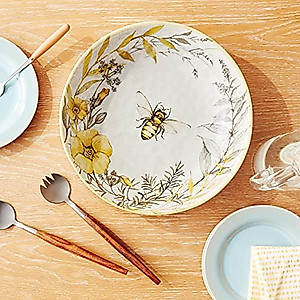 Certified International Bee Sweet 144 oz. Pasta/Serving Bowl, Multi Colored, 13"W x 13"H