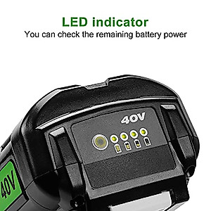 energup 40V 6500mAh Battery for Ryobi 40Volt Battery Ryobi 40V Power Tools OP4015 OP4026 OP40201 OP40261 OP4030 OP4040 OP40401 OP4050 OP4060A RY40200 RY40403 RY40204 for Ryobi 40V Lithium Battery