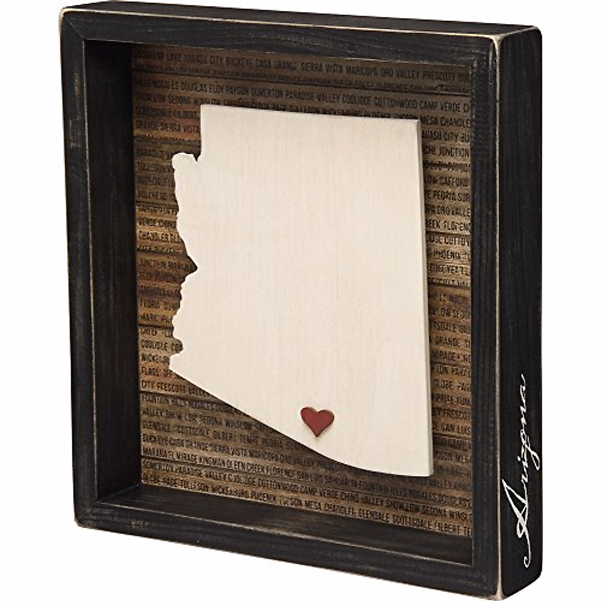 Primitives by Kathy 28226 Arizona Wanderlust Box Sign, 9.75" x 10.5"