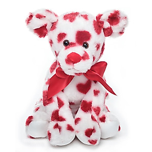 Bearington Romantic Rover Valentine's Day Stuffed Animal, 12 Inch Puppy Stuffed Animal, Ideal for Valentine's Day Gifts