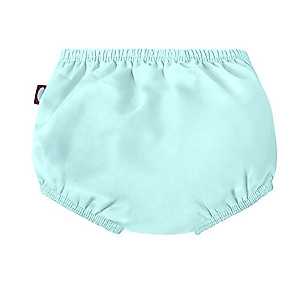 Made in USA Baby Girls and Boys Swim Diaper Cover Reusable Leakproof for Swimming Pool Lessons Beach, Turquoise, 12-18 Months