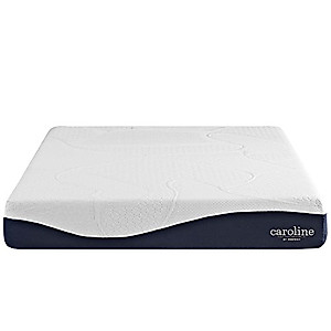 Modway Caroline 10" Cooling Air Gel Memory Mattress with CertiPUR-US Certified Foam, Full, 0