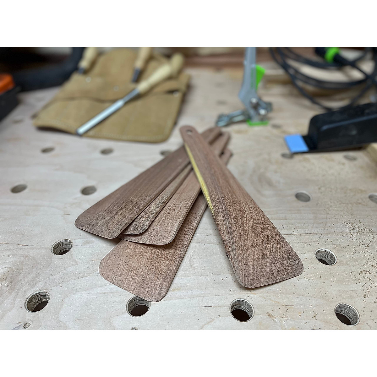 COWBOY SPATULA Mesquite Wood - Handmade in Texas, Made in USA, Perfect for cast iron cookware, steel cookware, nonstick cookware, Personalize it with a Monogram or Engraving!