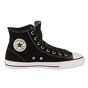 Converse Unisex Sneaker, Black Black White, 7 US Men