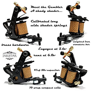 Tattoo Kit Inkstar Tattooing Set (Ace C + 40 TrueColors + Case)