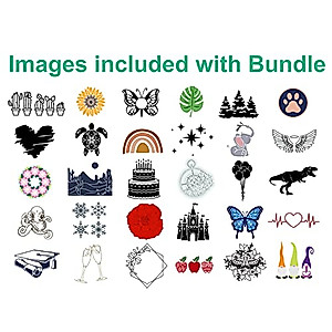 Cricut Maker 3 & Digital Content Library Bundle - Includes 30 images in Design Space App - Smart Cutting Machine, 2X Faster & 10X Cutting Force, Cuts 300+ Materials, Blue