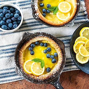 Lancaster Cast Iron No. 4 Skillet - 7" skillet for eggs, desserts, sides, and more - Made in the USA