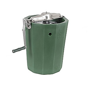 PREMIUM Large 8 qt. - Immergood Ice Cream Maker - Stainless Steel - Hand Crank