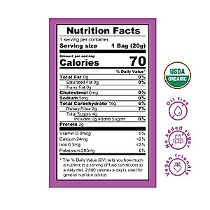 Good Chips Beet & Yacon - Crispy, Baked, No Oil, No Added Salt - Organic, High Fiber, Prebiotic Superfood - Healthy, Vegan Snack - 0.7 oz, Pack of 12