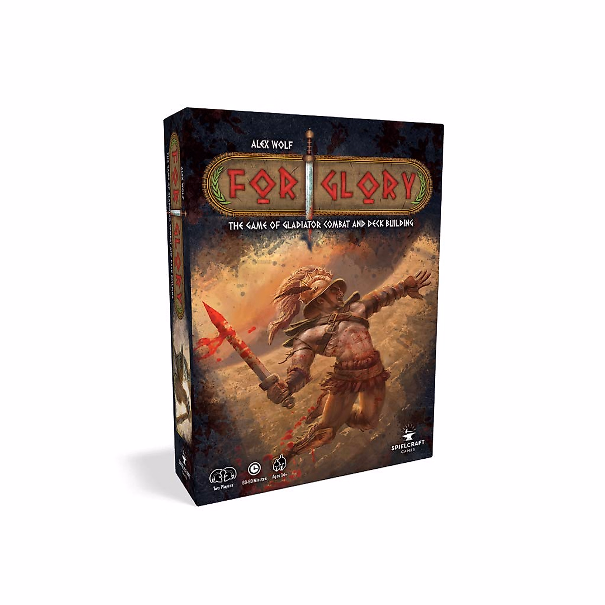Spielcraft Games for Glory: The Game of Gladiatorial Combat and Deck Building
