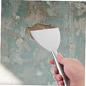 BUTIFULSIC Scrapers for Oil Stains Kitchen Scraper Tool Stainless Steel Spatula Scraper for Cleaning Stainless Steel Scrapers Paint Scraper Wallpaper Scraper Paint Spatula Cleaning Scraper